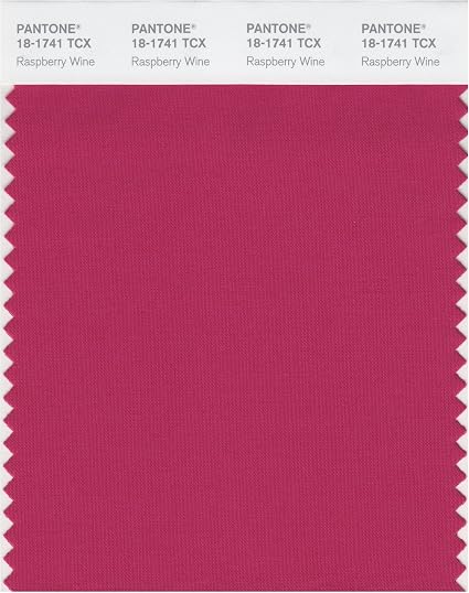 PANTONE SMART 18-1741X Color Swatch Card, Raspberry Wine - House Paint ...