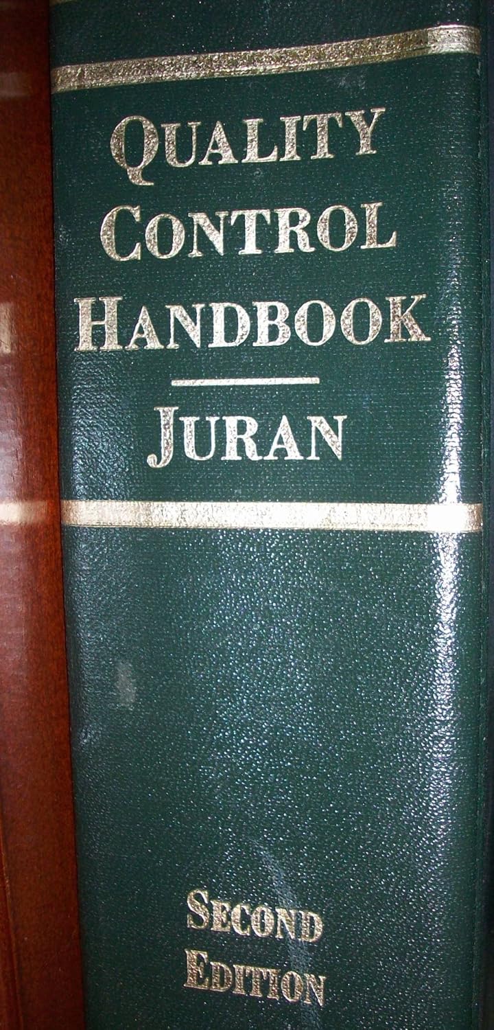 Quality Control Handbook: J.M. Juran: Amazon.com: Books