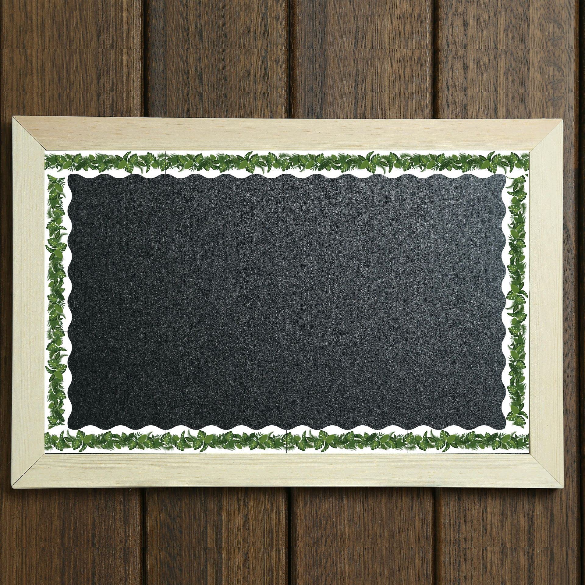 Plastic Drop Cloth Gisgfim Greenery Affirmation Station Bulletin Board ...