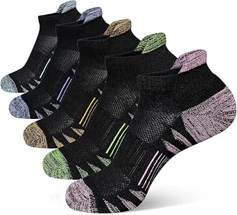 Heyoboy Womens Ankle Anti-blister Thick Cushioned Wicking Odor Resist ...