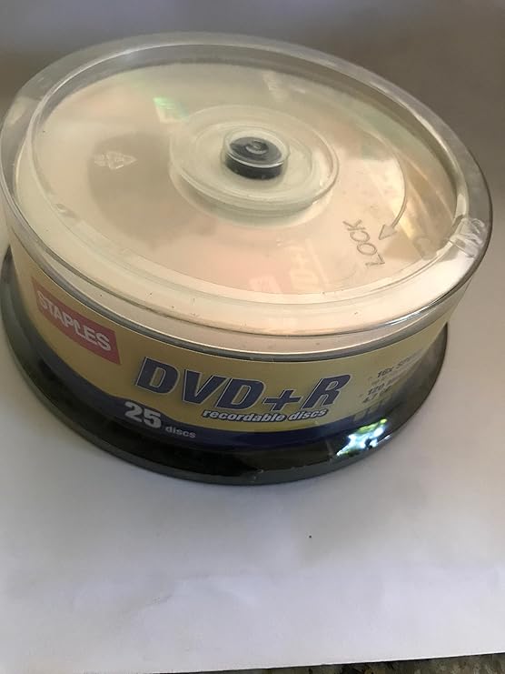 Amazon.com : Staples 25 Pack DVD-R : Office Products