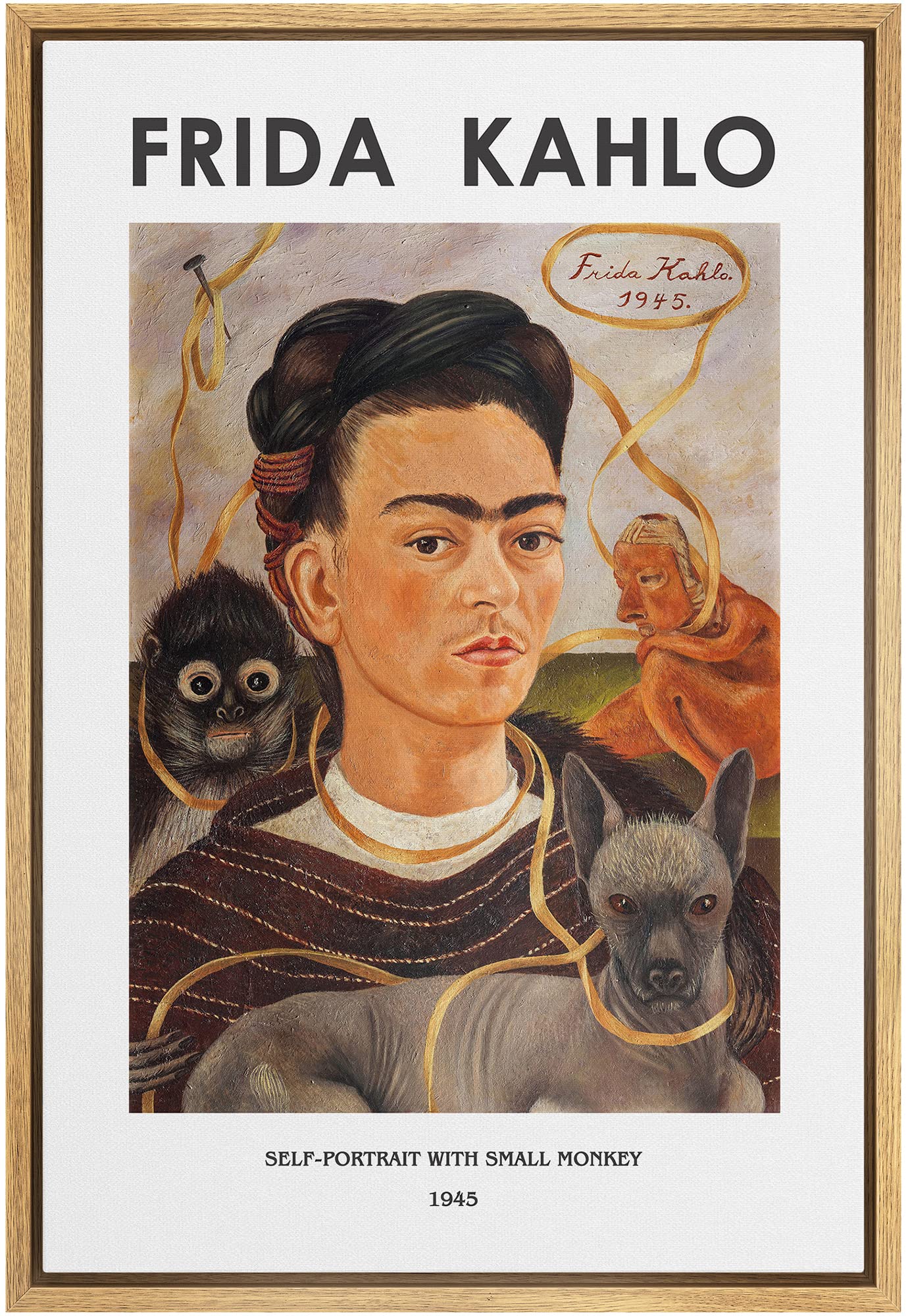 Frida Kahlo Autorretrato Com Macaco Biografia De Frida Kahlo