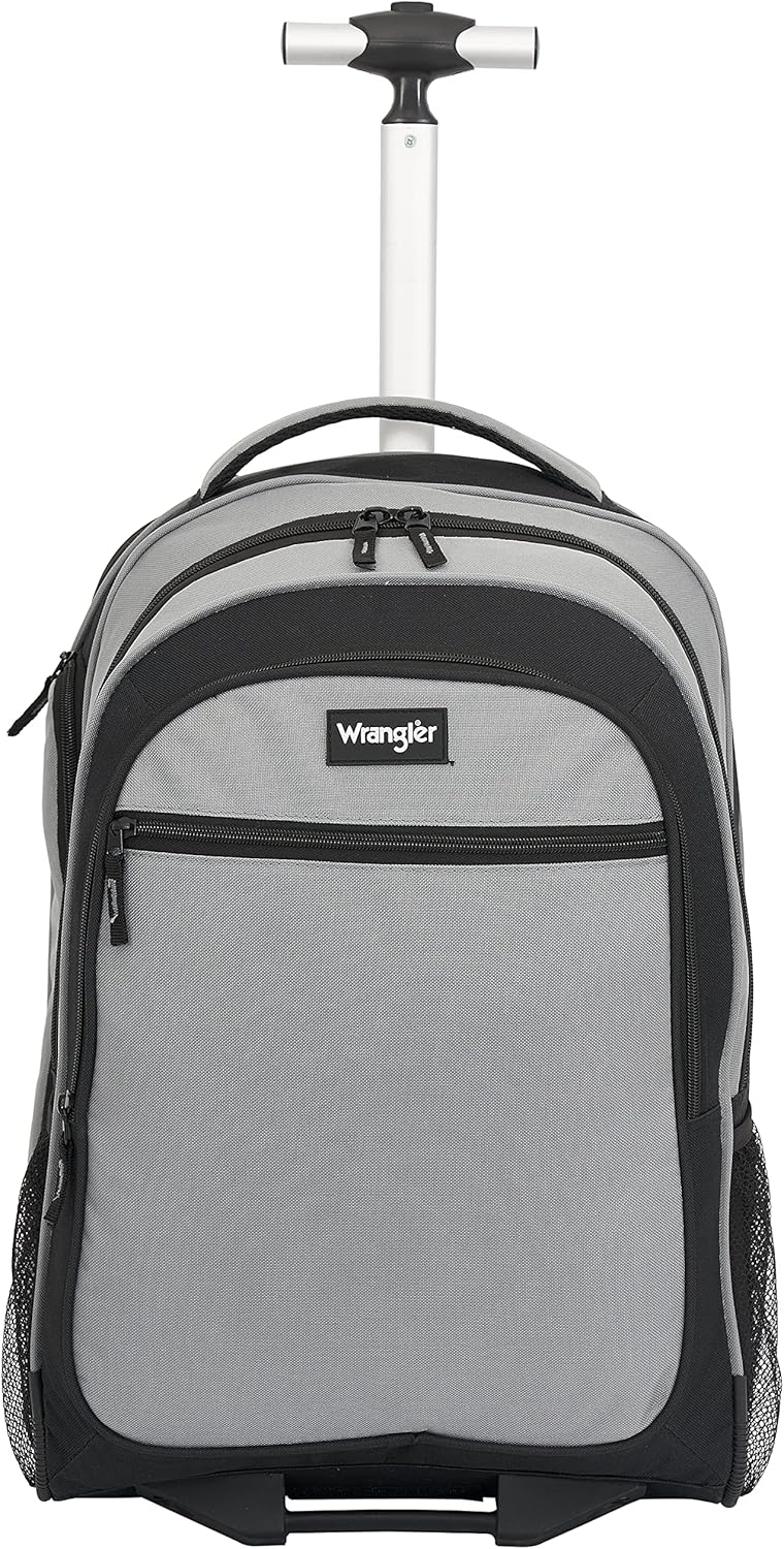 Amazon.com | Wrangler Travel Duffel or Backpack Dobson Set, Charcoal ...