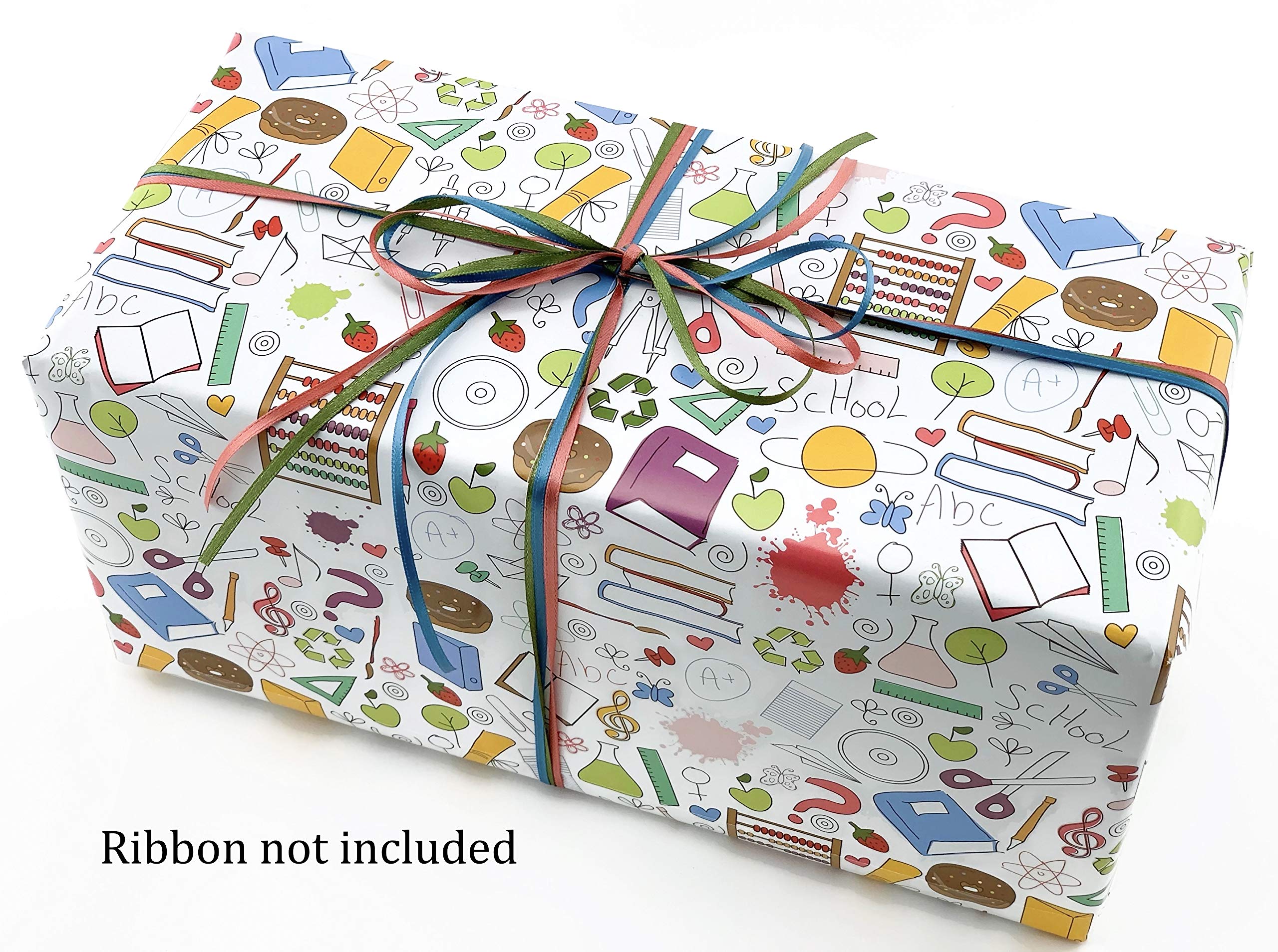Printable Teacher Gift Wrapping Paper Teacher Appreciation Gift And