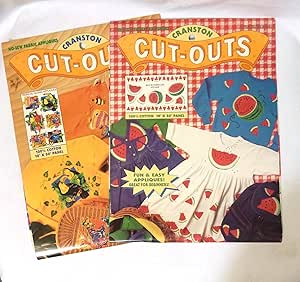 Set of 2 Cranston Cut-Outs WILD WATERMELONS & TROPICAL ISLAND No-Sew ...