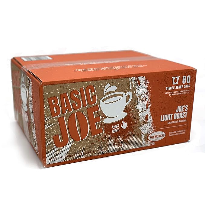 Amazon.com: Basic Joe Light Roast Single Serve Pods 80 Count : Grocery ...