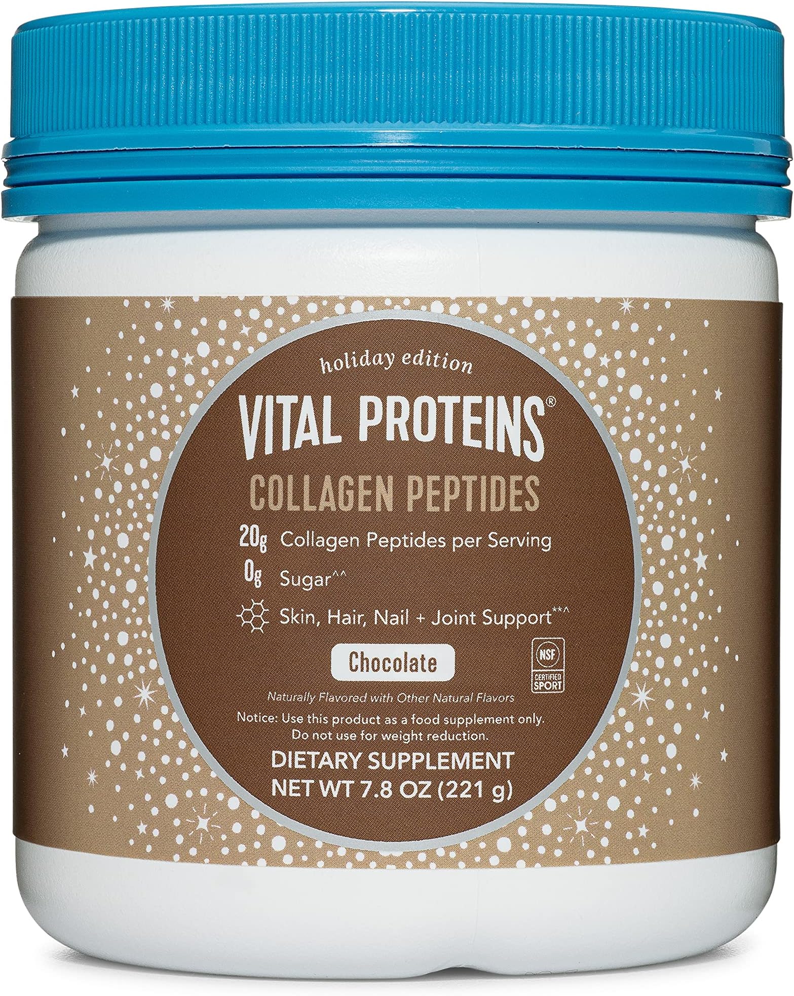 Amazon.com: Vital Proteins Chocolate Collagen Peptides Powder -Promotes ...