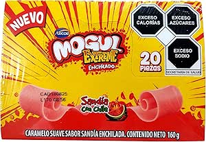 Arcor Mogul Extreme Enchilado Sandía con Chile - Caramelo suave sabor ...