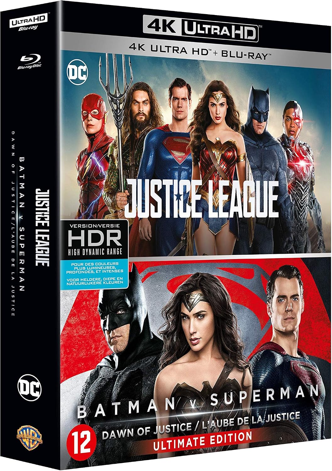 DC Universe - Coffret 2 Films - Coffret Blu-Ray 4K - DC COMICS: Amazon ...
