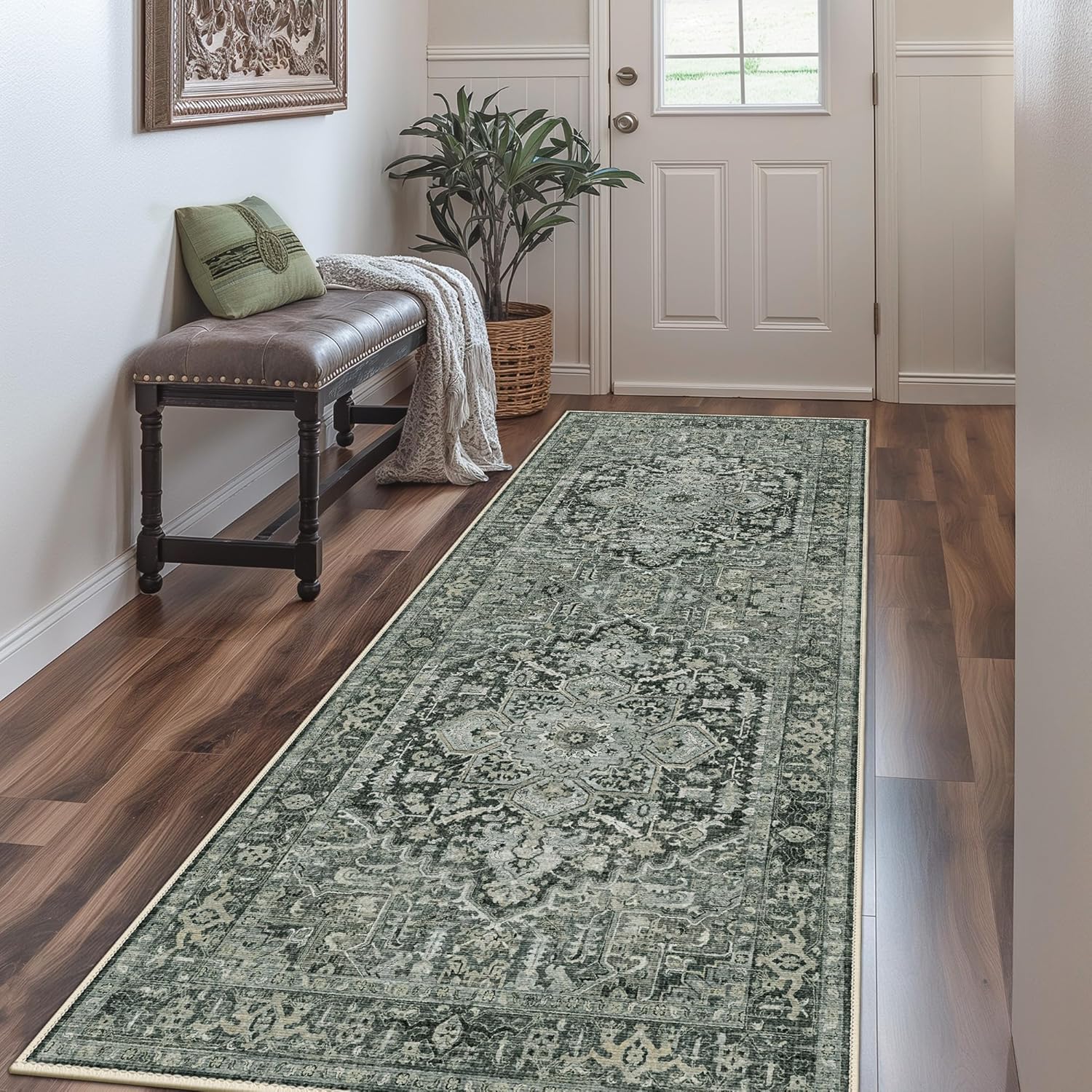 Amazon.com: GENIMO Runner Rug for Hallways Machine Washable, 2x5 Non ...