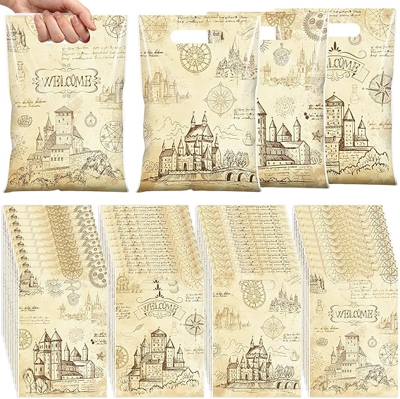 Amazon.com: Funrous 100 Pcs Wizard Party Favors Bags with Handle Bulk ...