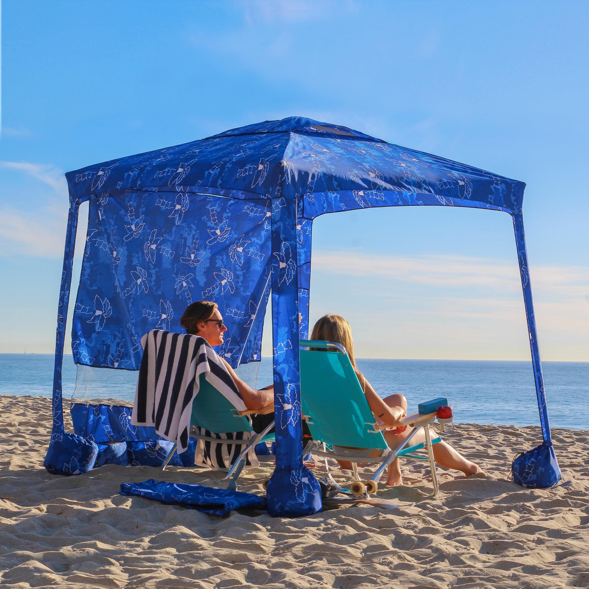 Snapklik.com : AMMSUN Beach Cabana, 6.26.2 Beach Canopy, Easy Set Up ...