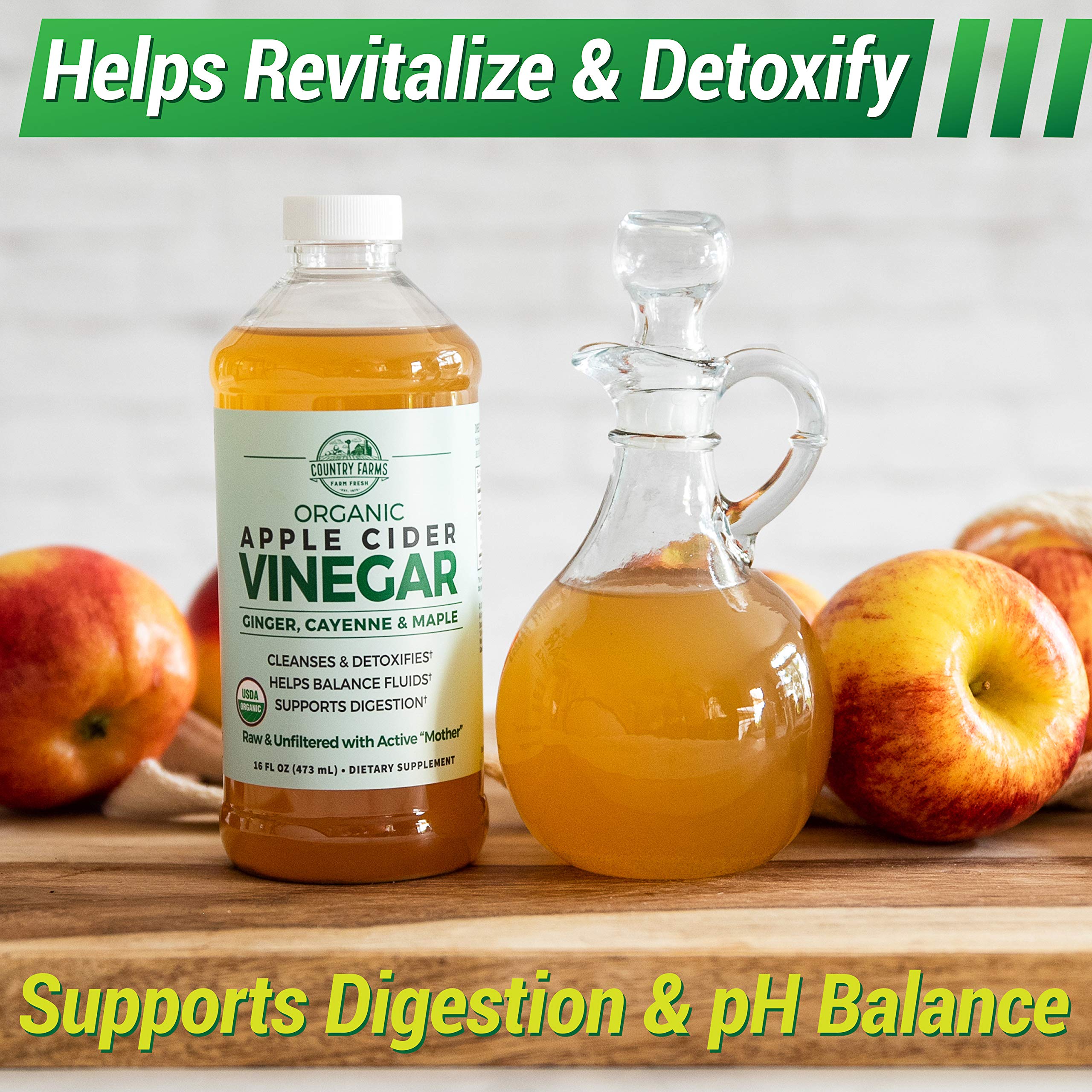 Snapklik.com : Country Farms Organic Apple Cider Vinegar Tonic ...