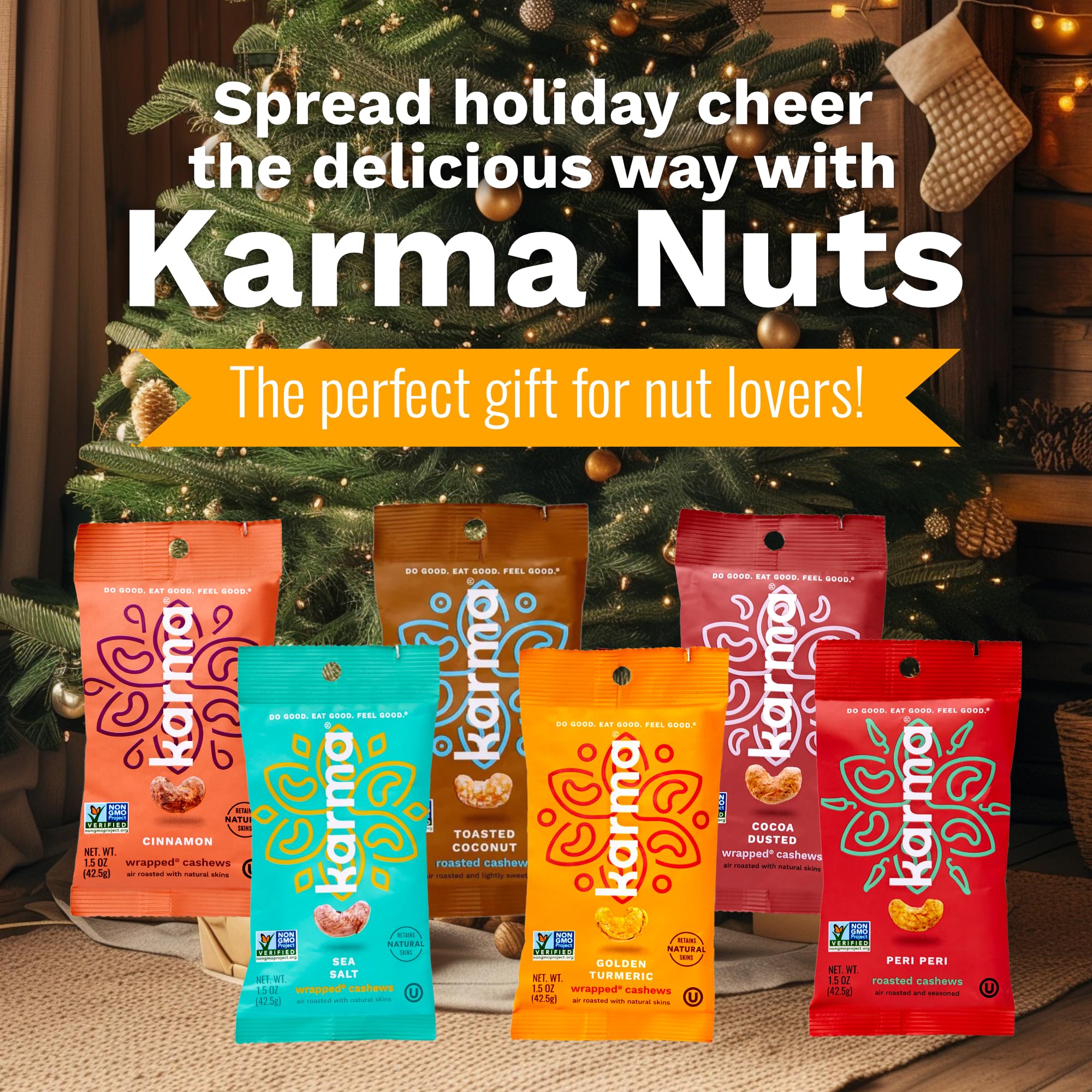 Snapklik.com : Karma Nuts Flavored Cashews Variety Pack