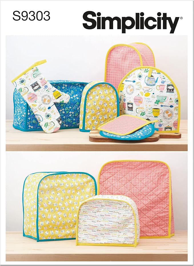 Amazon.com: Simplicity Kitchen Appliance Covers, Oven Mitt, and Pot ...