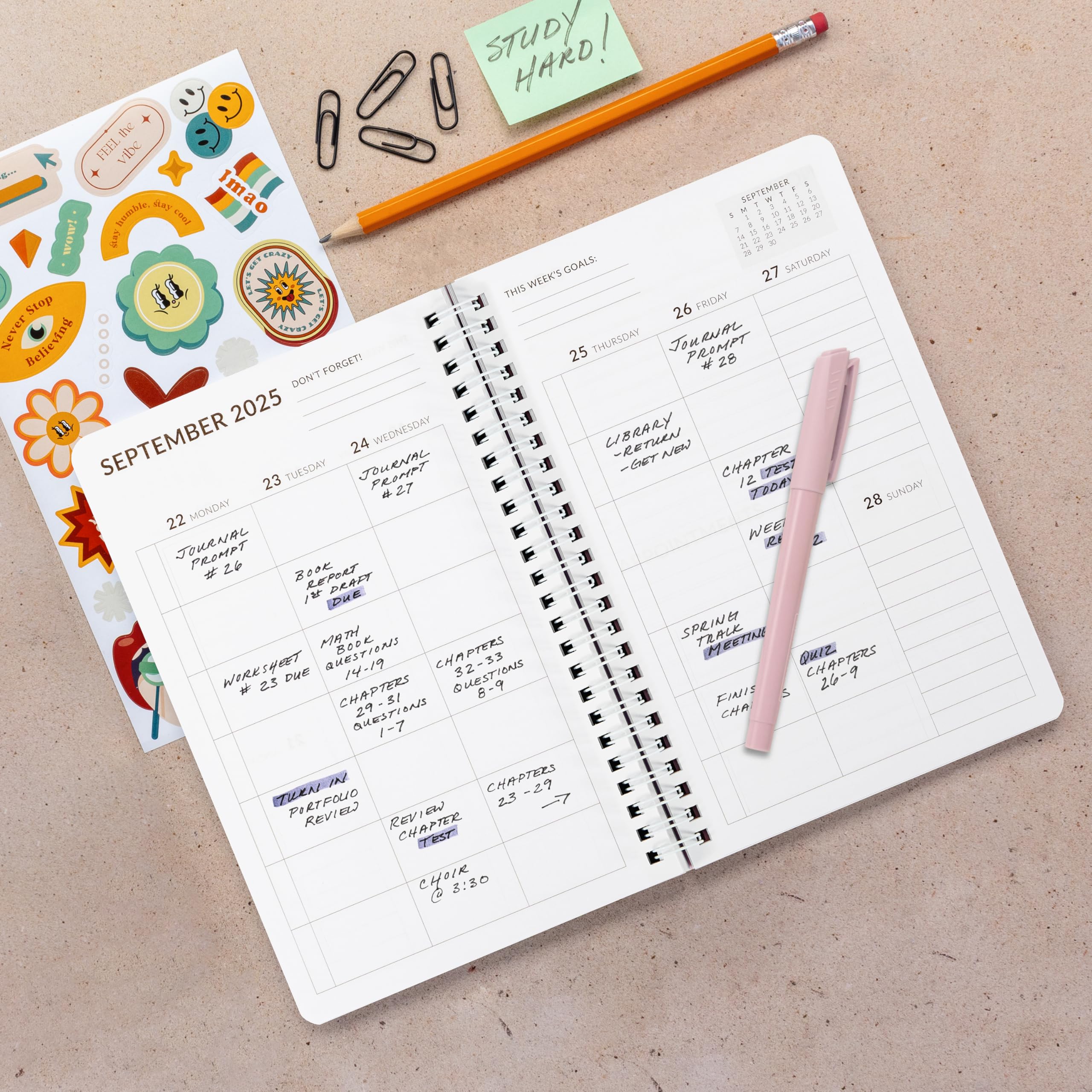 Organized Student Notebook