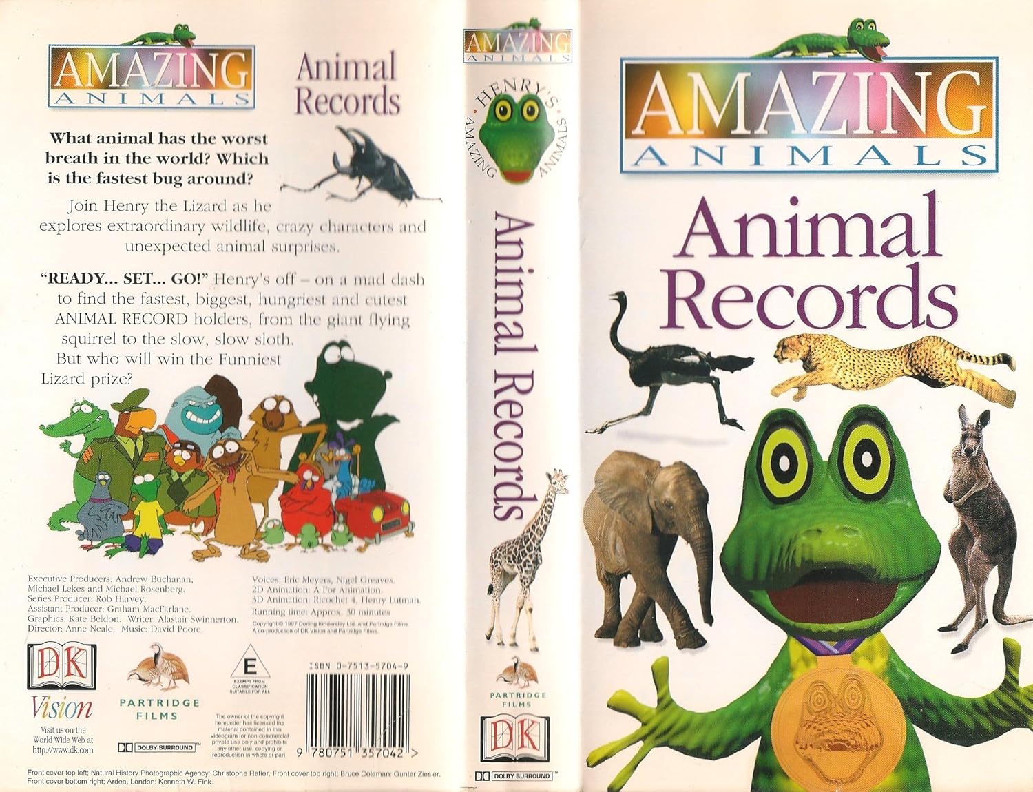Amazing Animals-Animal Records [VHS] : Amazon.de: Elektronik & Foto