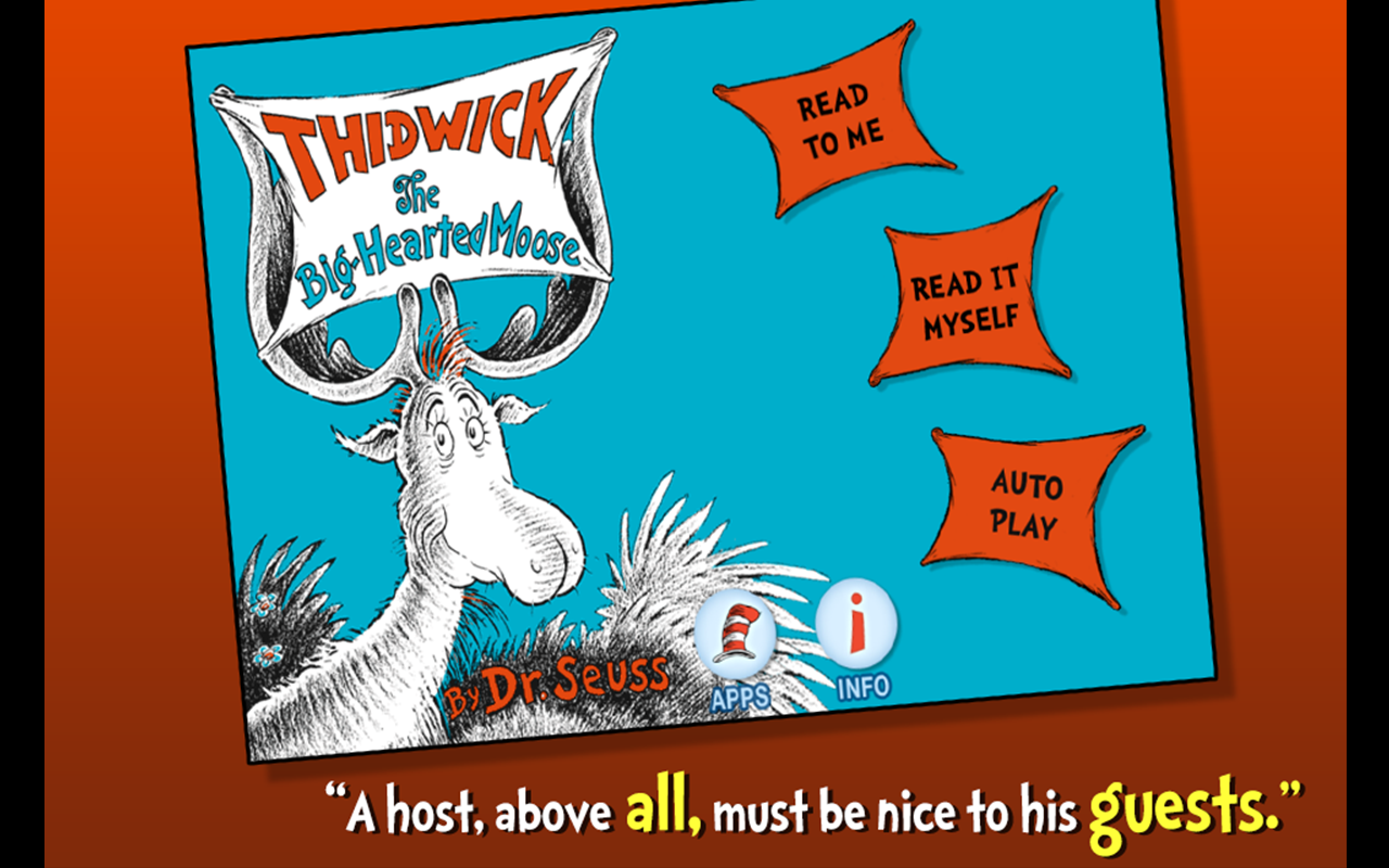 Thidwick the Big-Hearted Moose - App on the Amazon Appstore