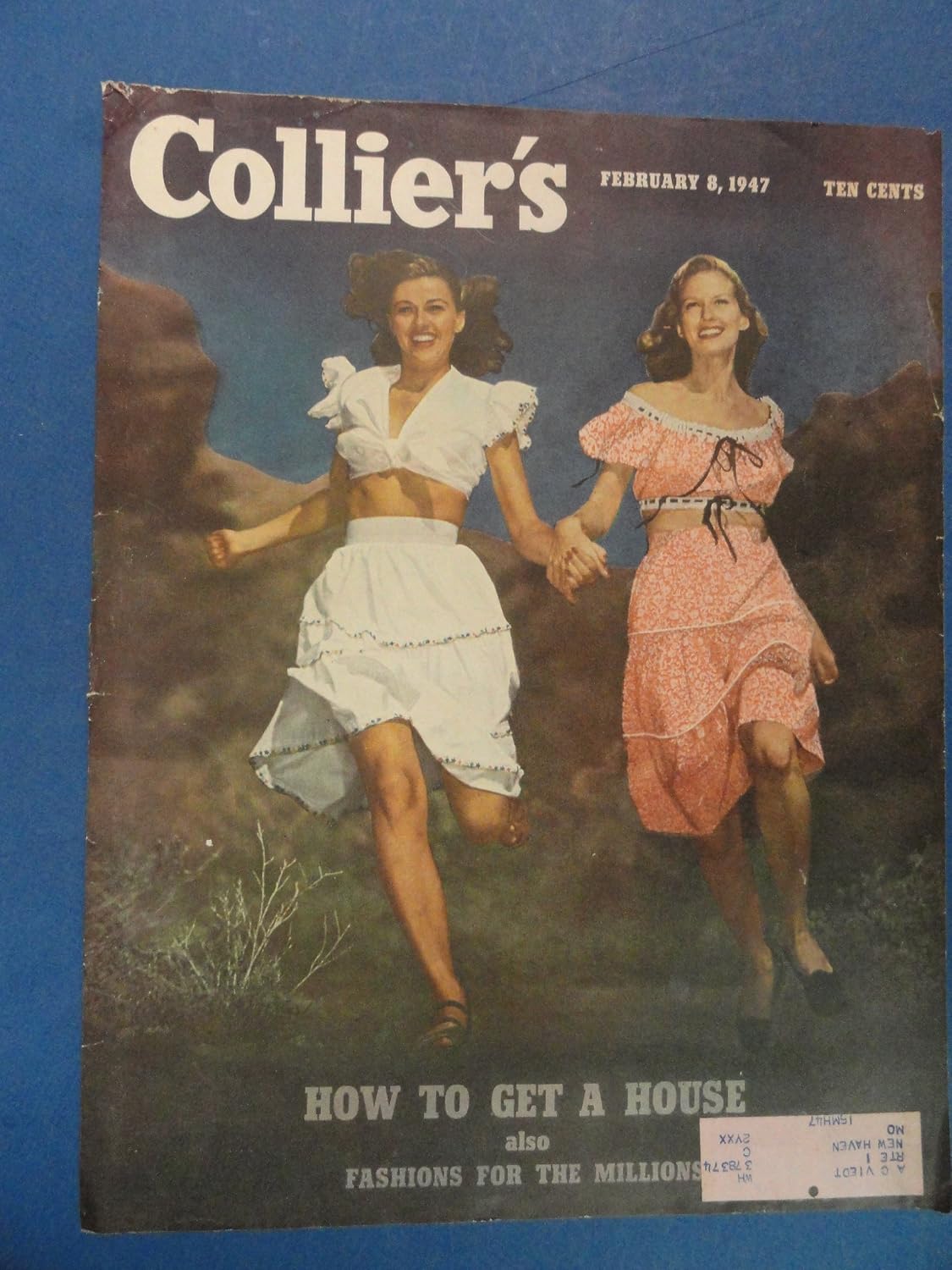 Amazon.com: Collier's Magazine February 8,1947 (Cover Only) cover art ...