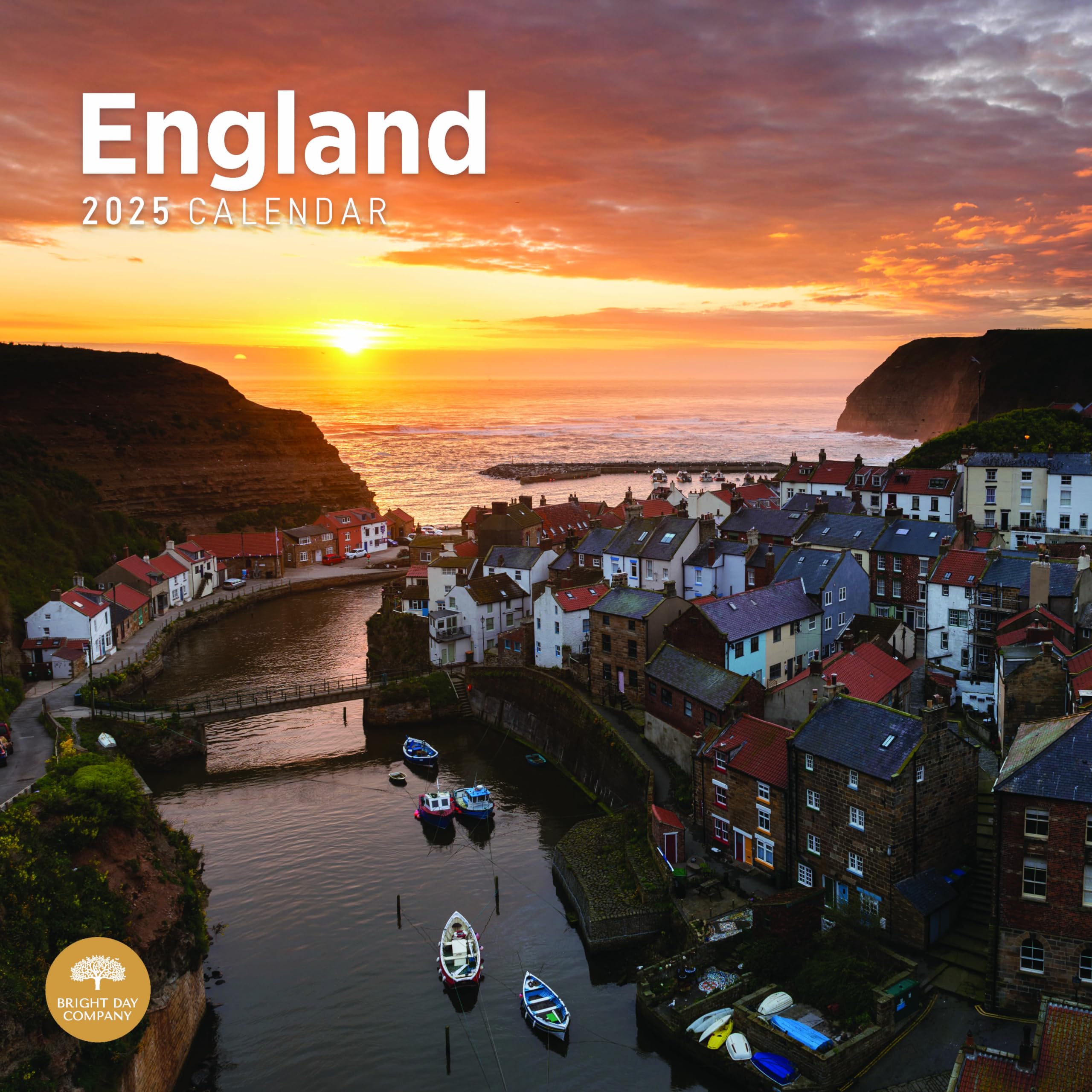 Amazon.com : Bright Day Calendars 2025 England Monthly Wall Calendar ...