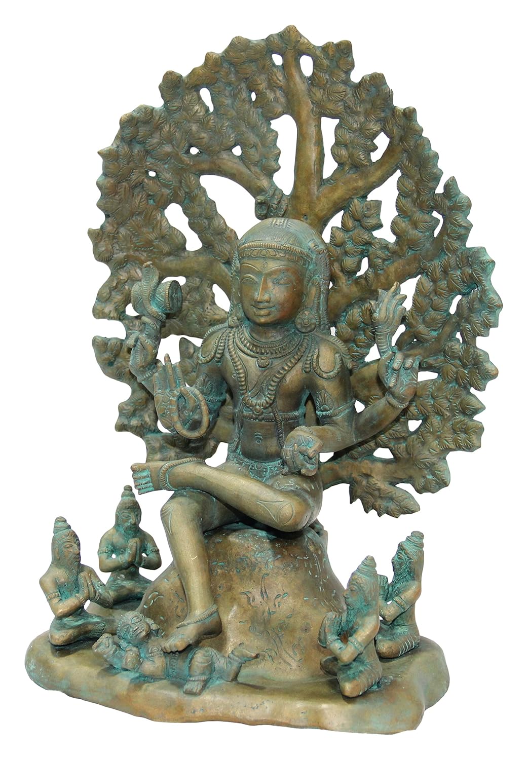Buy Cholan Boutique Swamimalai Bronze Tree Shivan Idol (9 x 6 x 12 ...