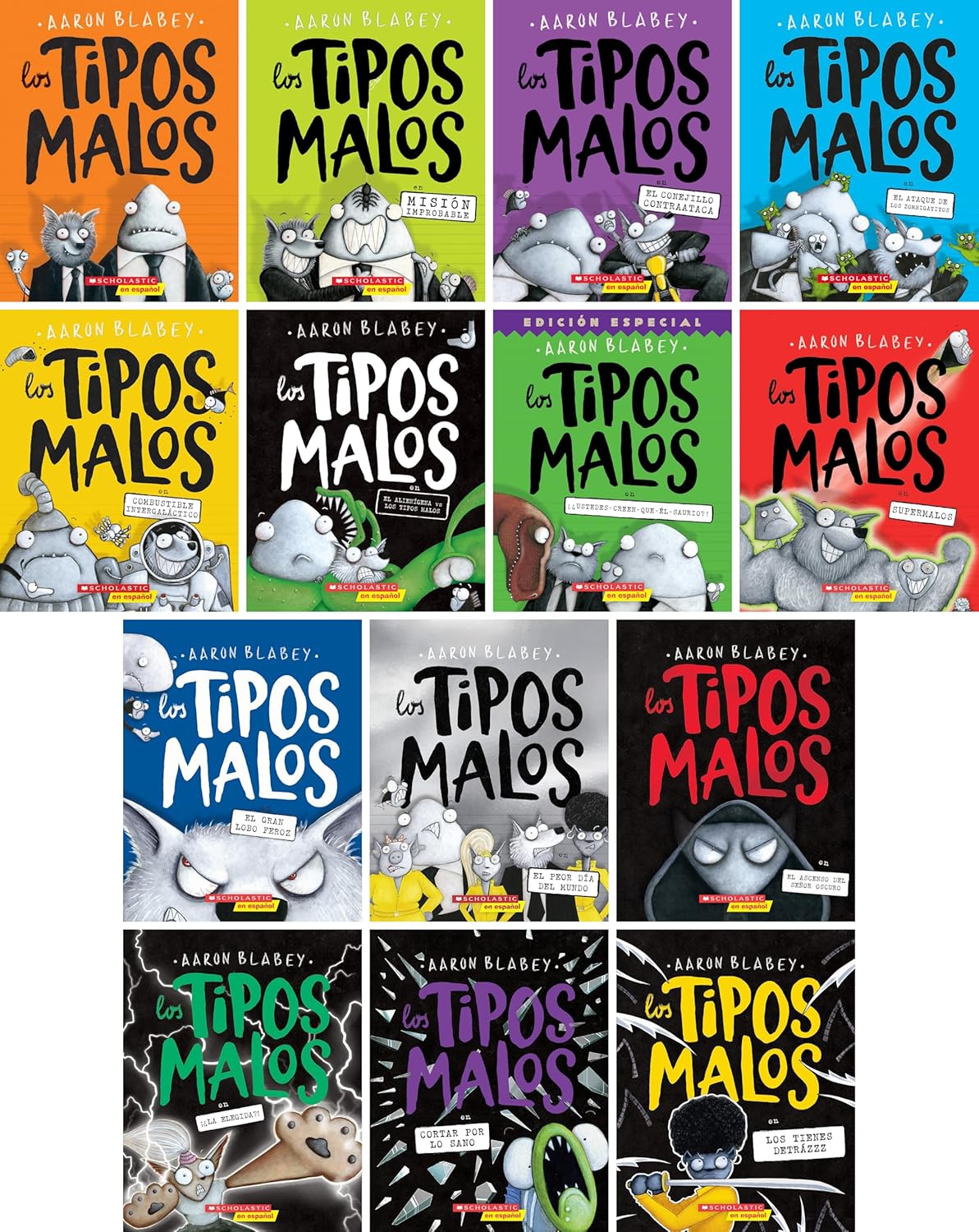Los tipos malos colección (14 libros) en español | (The Bad Guys ...