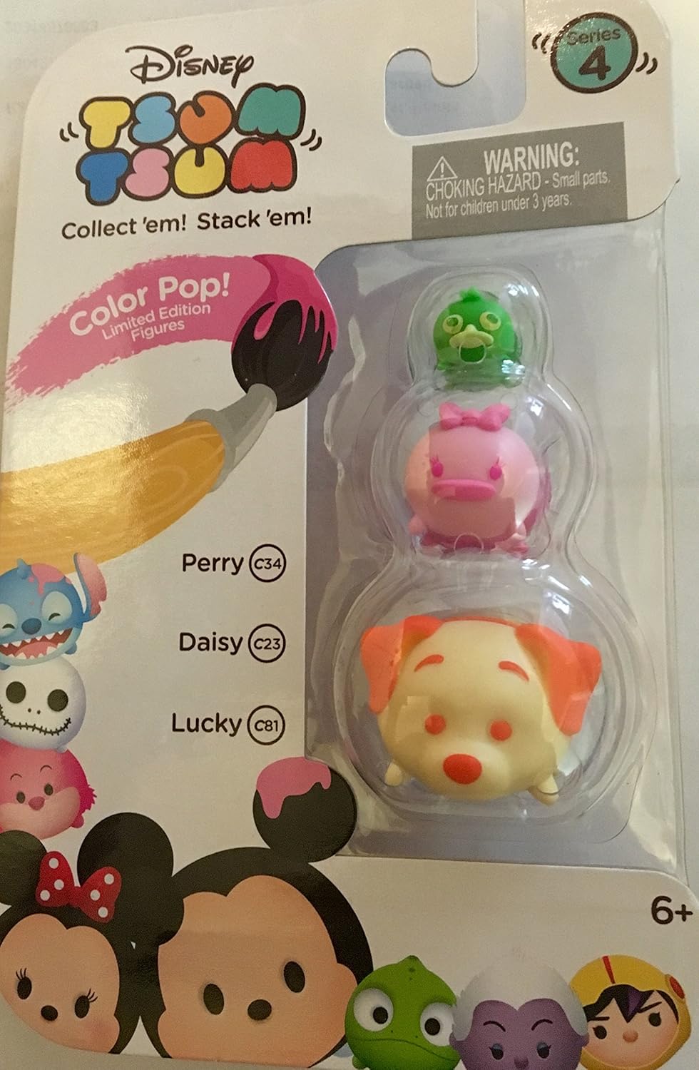 Color Pop! Tsum Tsum 3-Pack Figures: Perry/Daisy/Lucky : Amazon.in ...