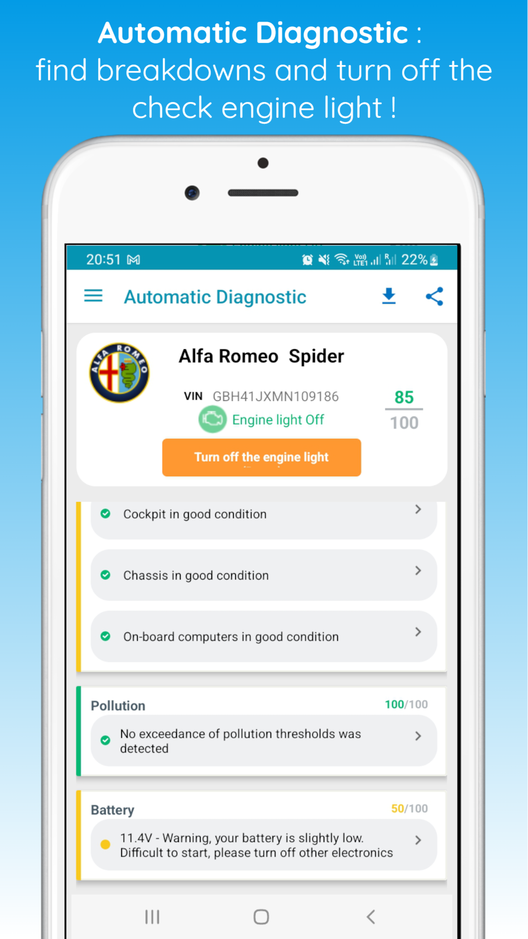 CarDiag: A Mechanic In Your Pocket - App on the Amazon Appstore