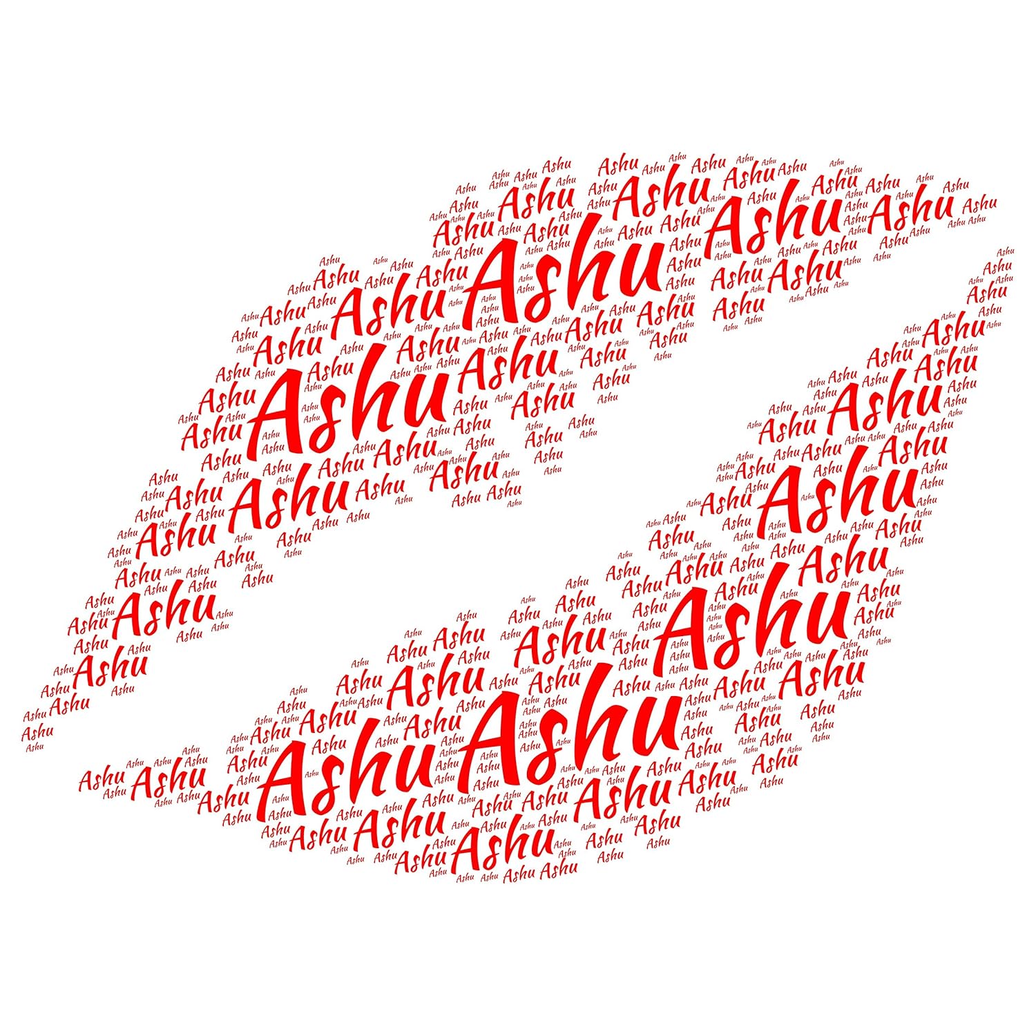 Buy DeStudio 'Ashu' Name Sticker (PVC Vinyl Film, 70 cm x 52 cm x 0.01 ...