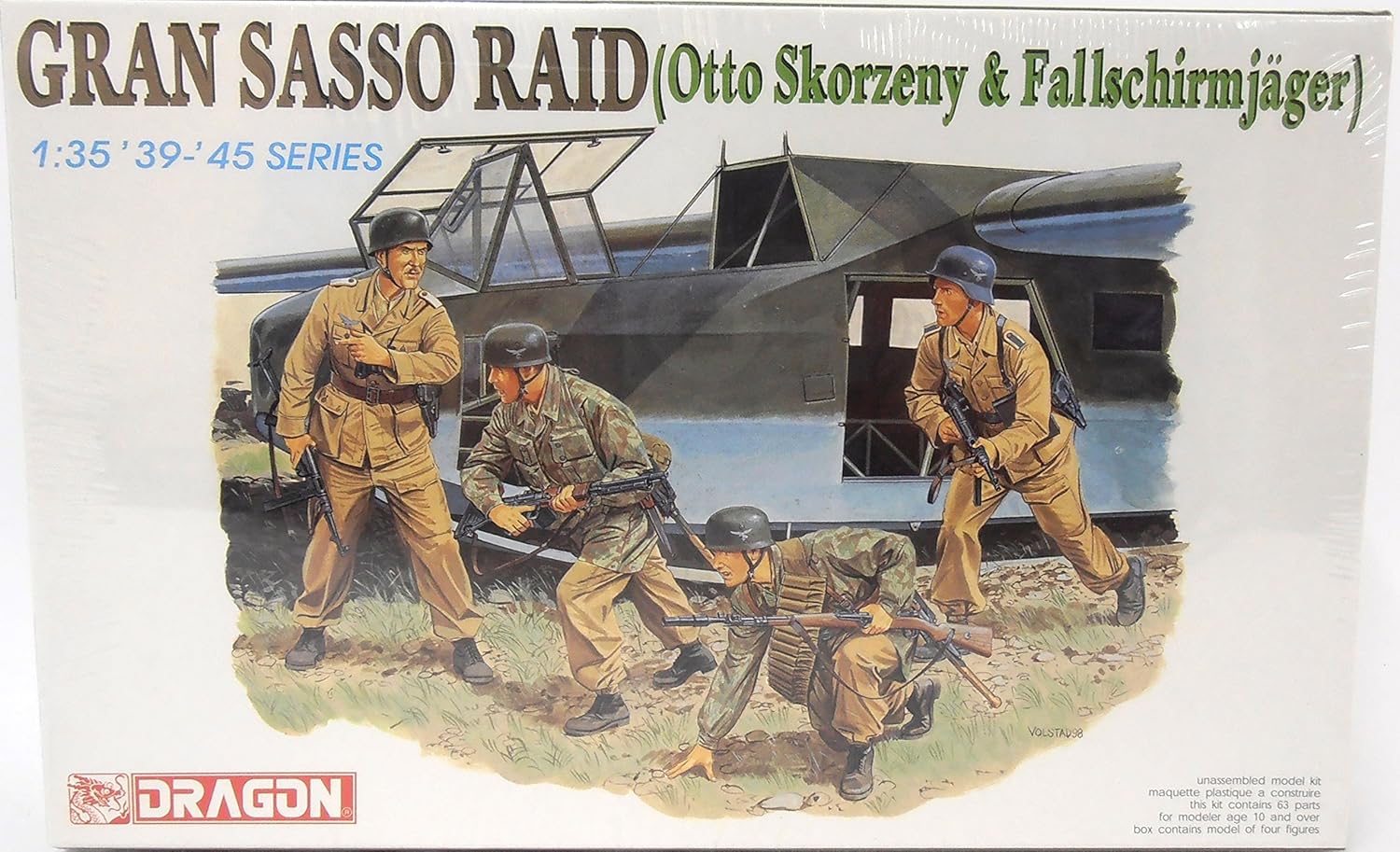 Amazon.com: Gran Sasso Raid 1:35 by Dragon : Arts, Crafts & Sewing