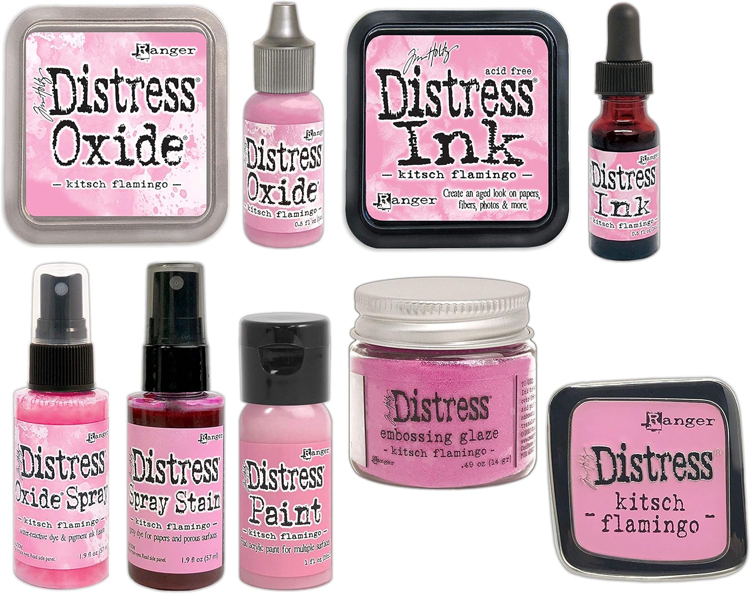 Amazon.com: Tim Holtz Distress Kitsch Flamingo February 2021 Release ...