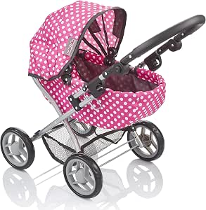 Molly Dolly My First Dolls Pram - Adjustable Toy Pram for Girls Age 2-5 ...