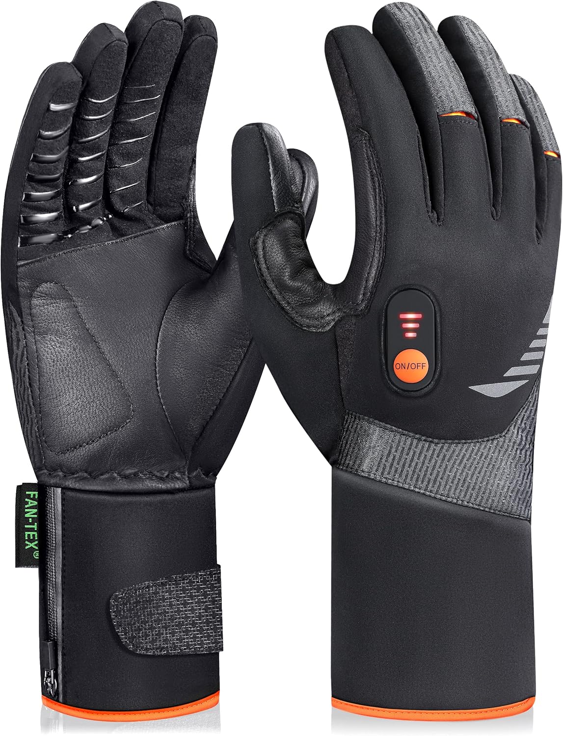 Heated Gloves for Men Women Rechargeable Waterproof, Winter Warm Gloves ...