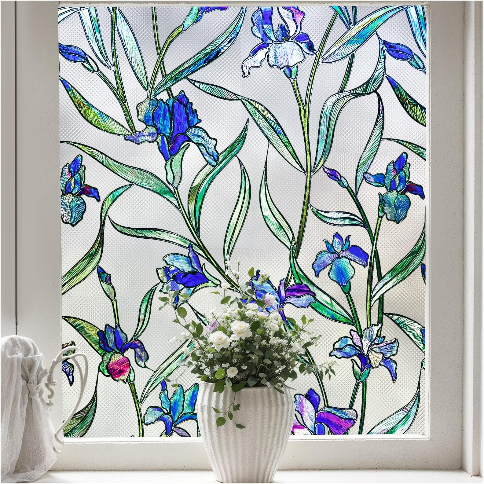Amazon.com: VSUDO 2 Rolls 35.4" by 78.7" Privacy Window Film, Camellia ...
