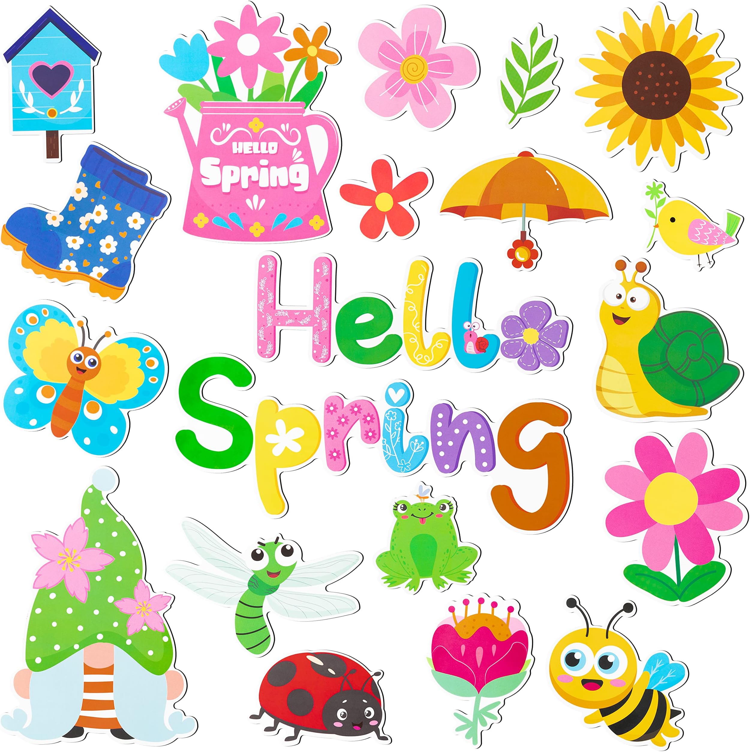 Amazon.com: Saysurey 9 Pieces Summer Magnets Summer Fridge Magnet ...