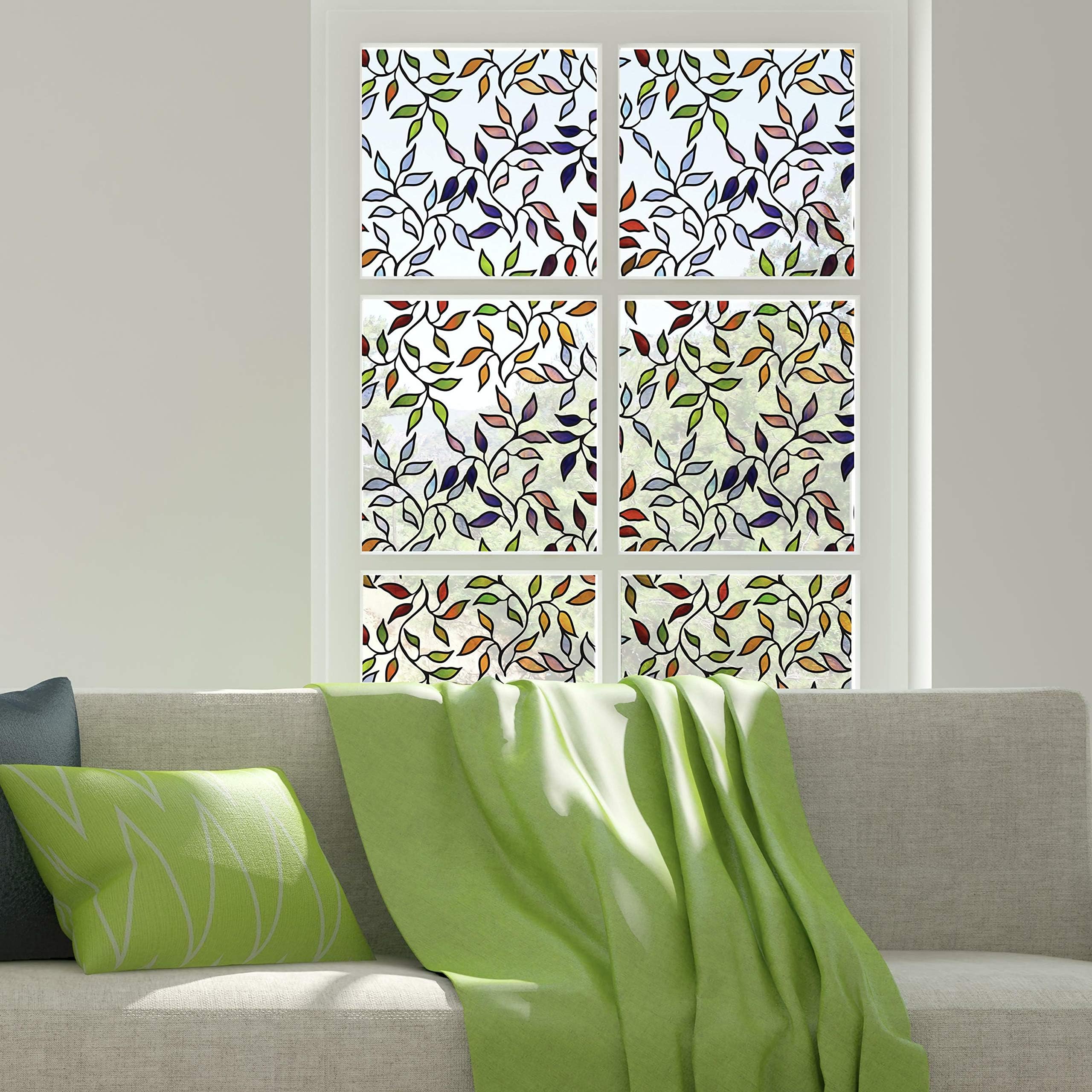 Amazon.com: Artscape Cascade Sidelight | Window Privacy Film Stained ...