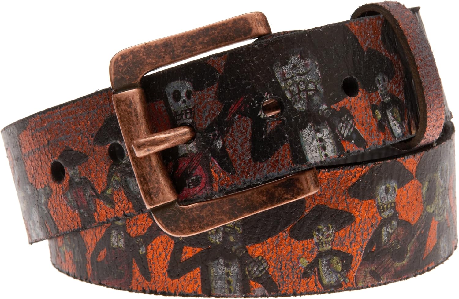 Amazon.com: Leather Island Men's Mariachi Band Belt,Multi,38 ...