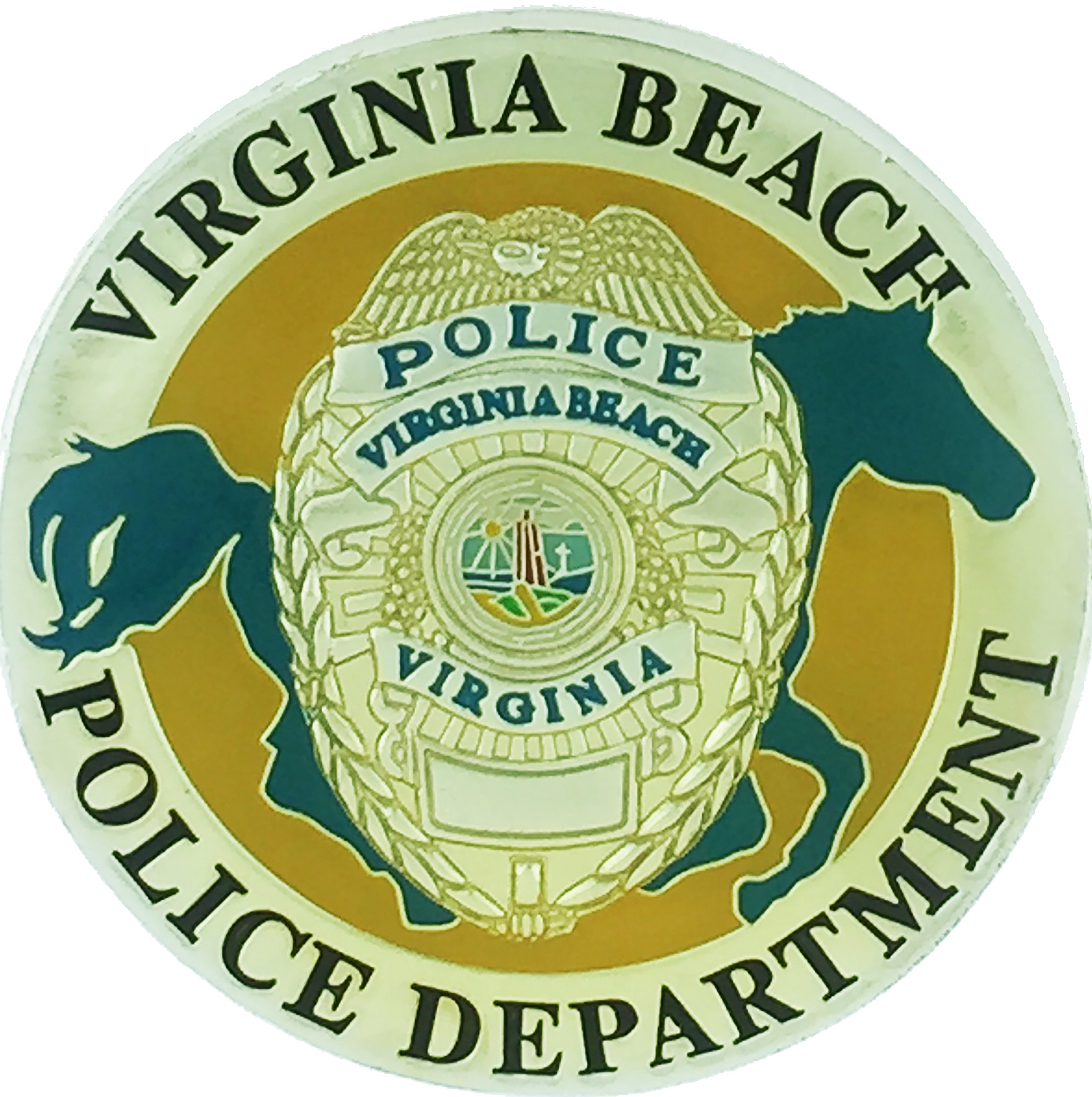Virginia Beach Sheriff Badge National Fraternal Order Of Police (FOP)