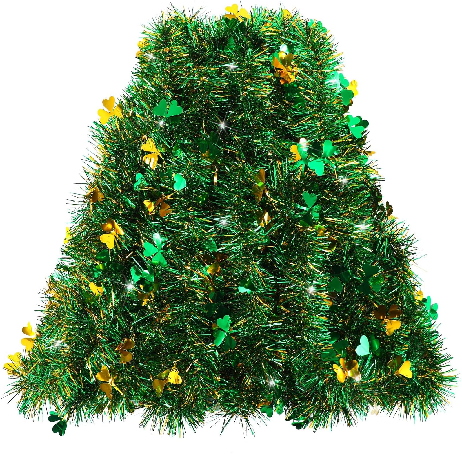 Amazon.com: Mardi Gras Tinsel Garland Metallic Festooning Garland ...