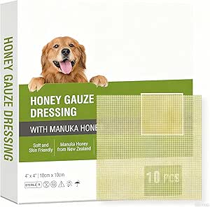 Amazon.com: Honey Gauze Wound Dressing, 4" x 4" Manuka Honey Wound Care, Medical Grade Honey ...