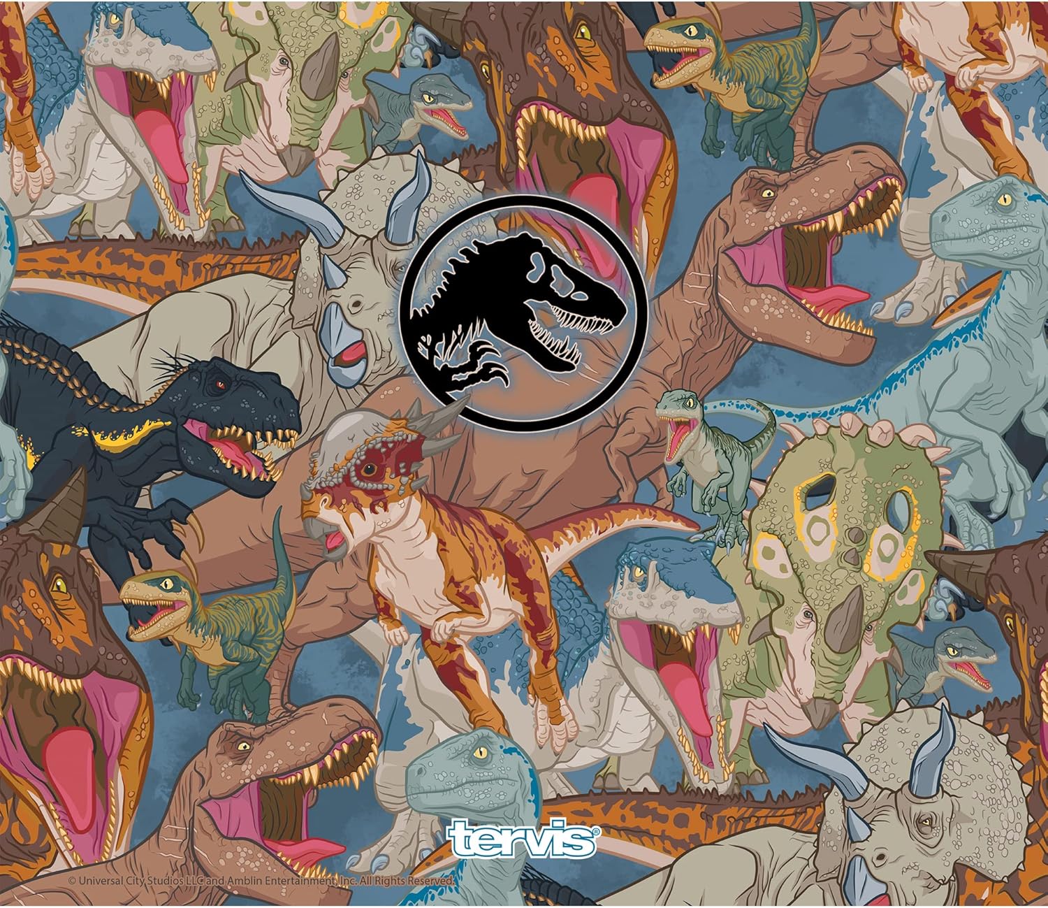 Tervis Jurassic World Dominion Blue Raptor Water – Botella de boca ...