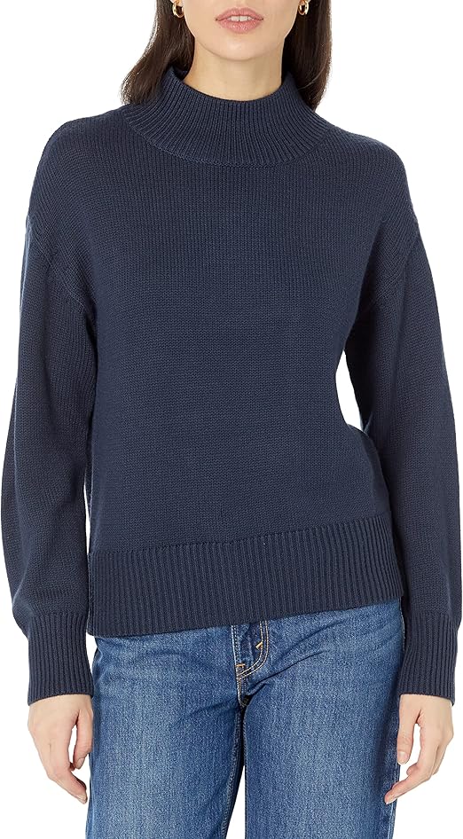 Amazon.com: Amazon Aware Women's Relaxed-Fit Cozy Pull Over Sweater ...