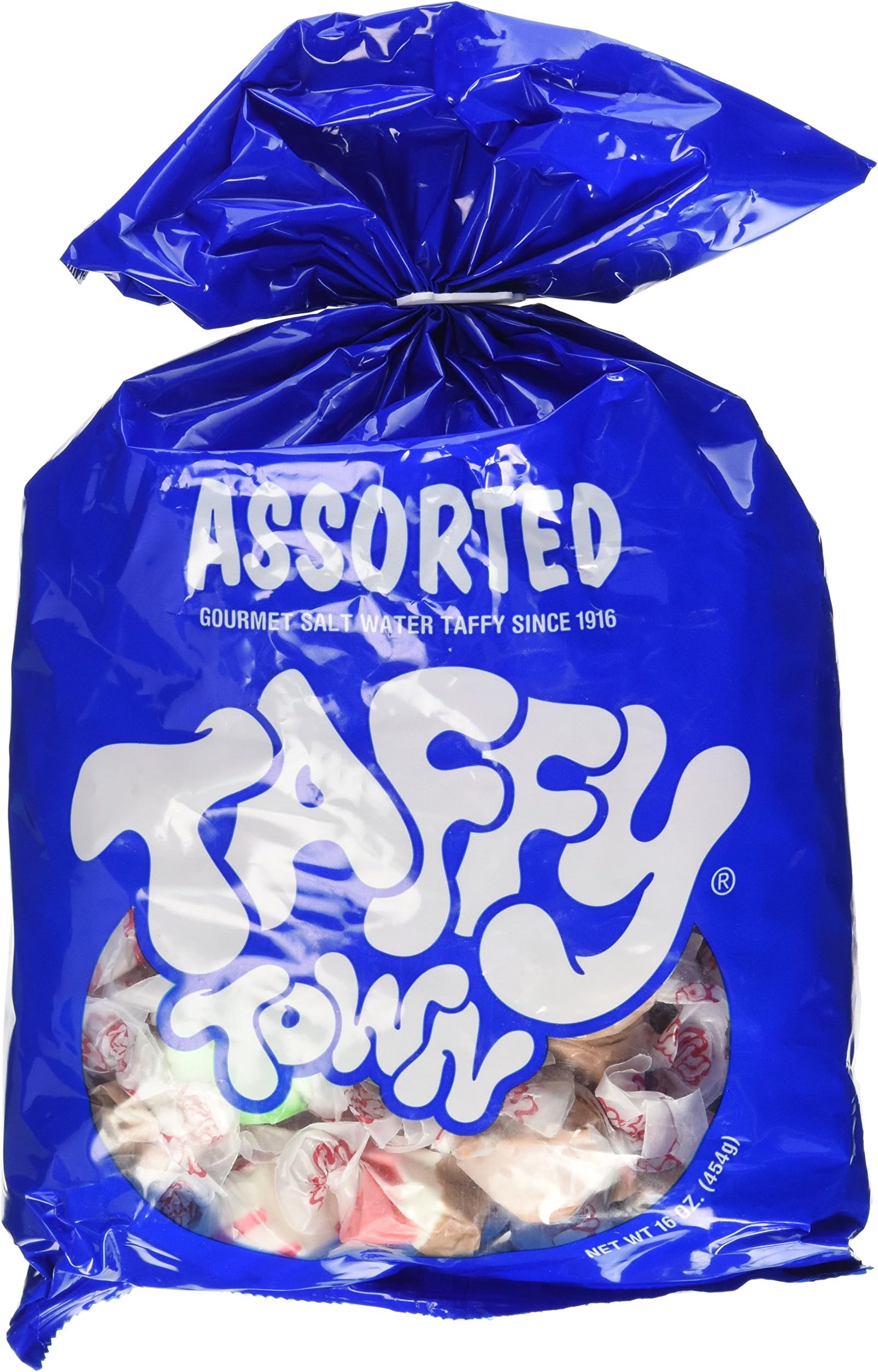 Amazon.com : Taffy Town ~ Assorted Salt Water Taffy ~ 1lb : Taffy Candy ...