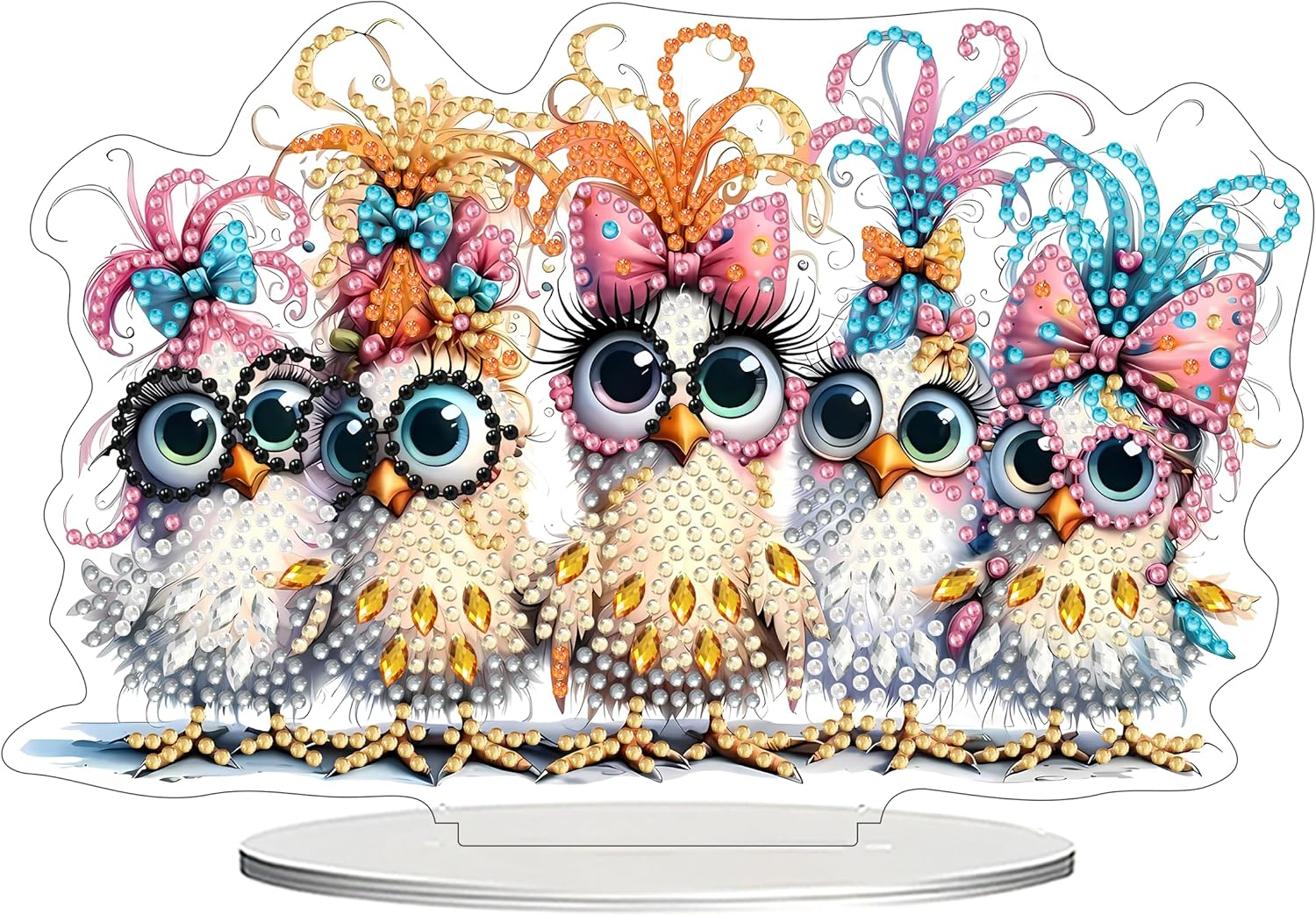 Amazon.com: JJFox DIY Tabletop Diamond Art Painting Kit，Double Sided ...