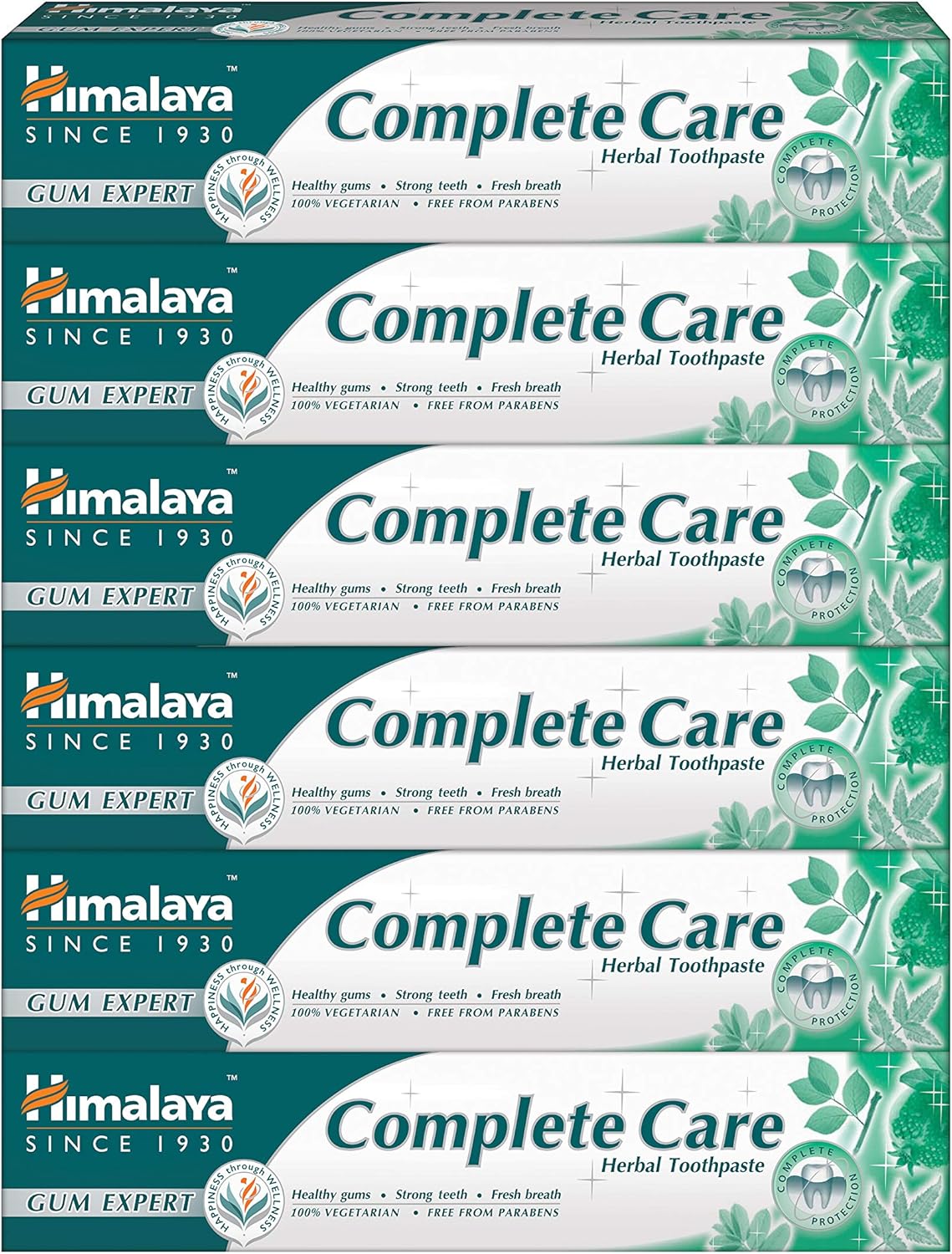 Himalaya Herbal Complete Care Toothpaste- 75ml (Pack of 6) : Amazon.co ...