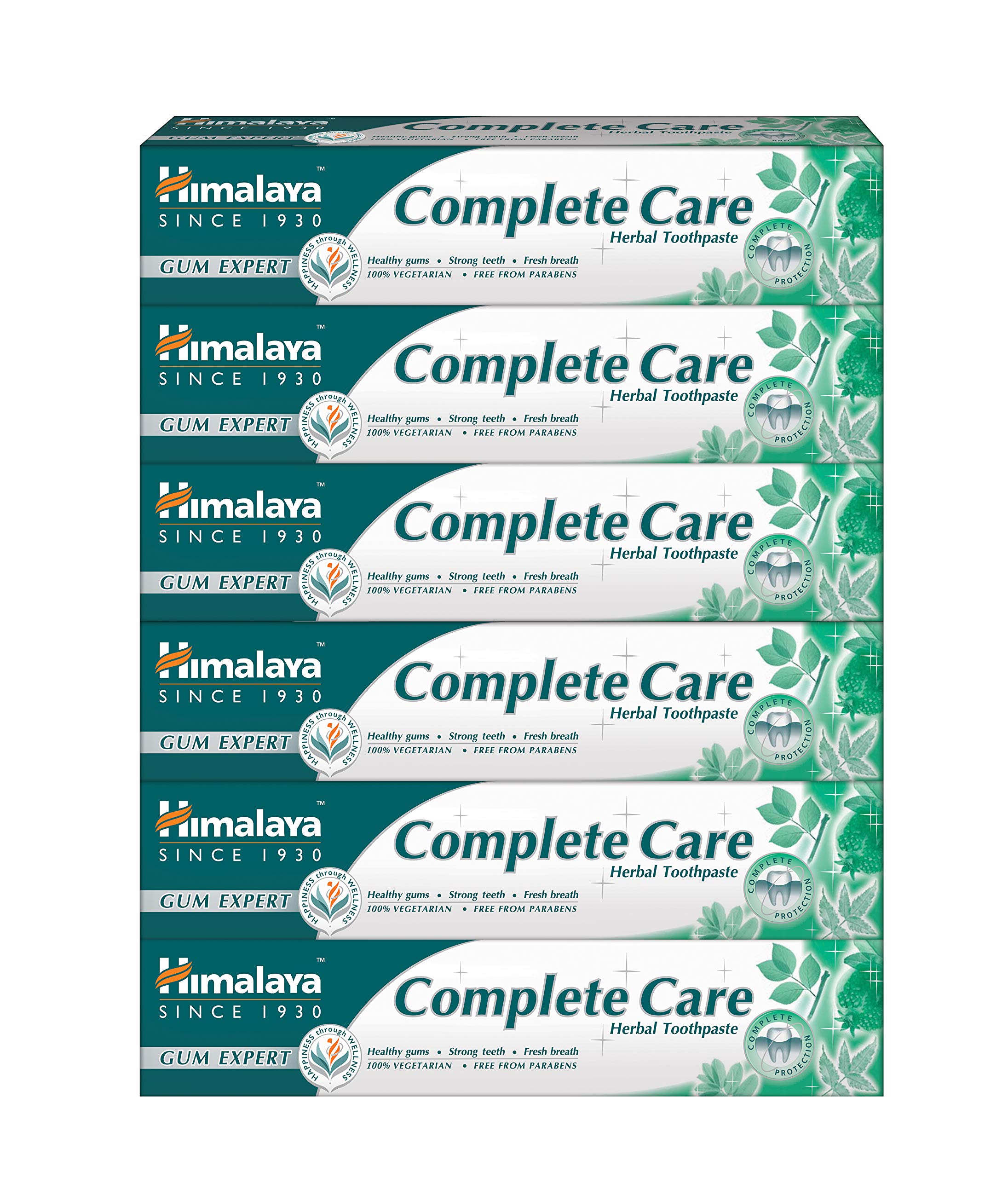 Himalaya Herbal Complete Care Toothpaste- 75ml (Pack of 6) : Amazon.co ...
