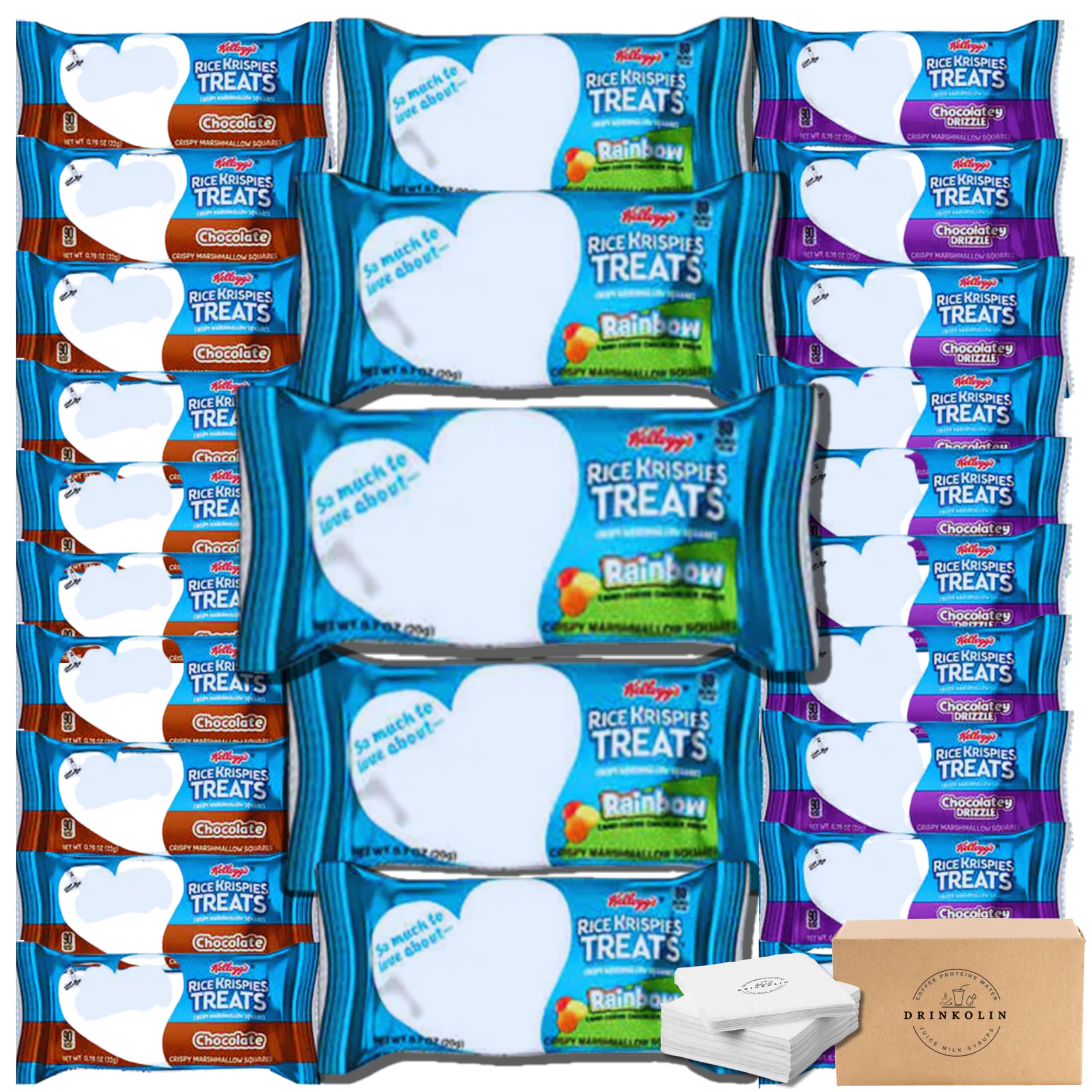 Amazon.com: DRINKOLIN Kellogs Rice Krispies Treats Crispy Marshmallow ...