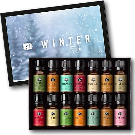 Amazon.com: Holiday Set of 6 Premium Grade Fragrance Oils - Mistletoe ...
