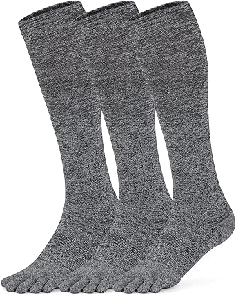 Amazon.com: HiColorful Cool-max Compression Toe Socks for Women Men 20 ...
