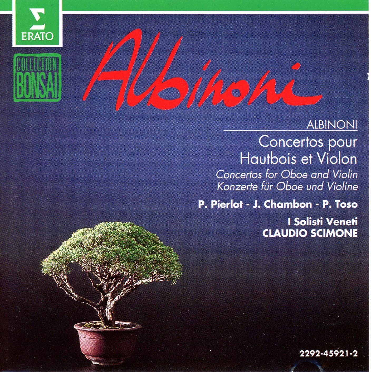 Albinoni: Oboe Concerti / Violin Concerti: Amazon.co.uk: CDs & Vinyl